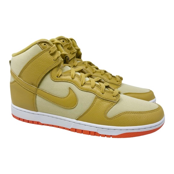 Nike | Shoes | Nike Dunk High Retro Prm Dv72570 Team Goldsafety ...